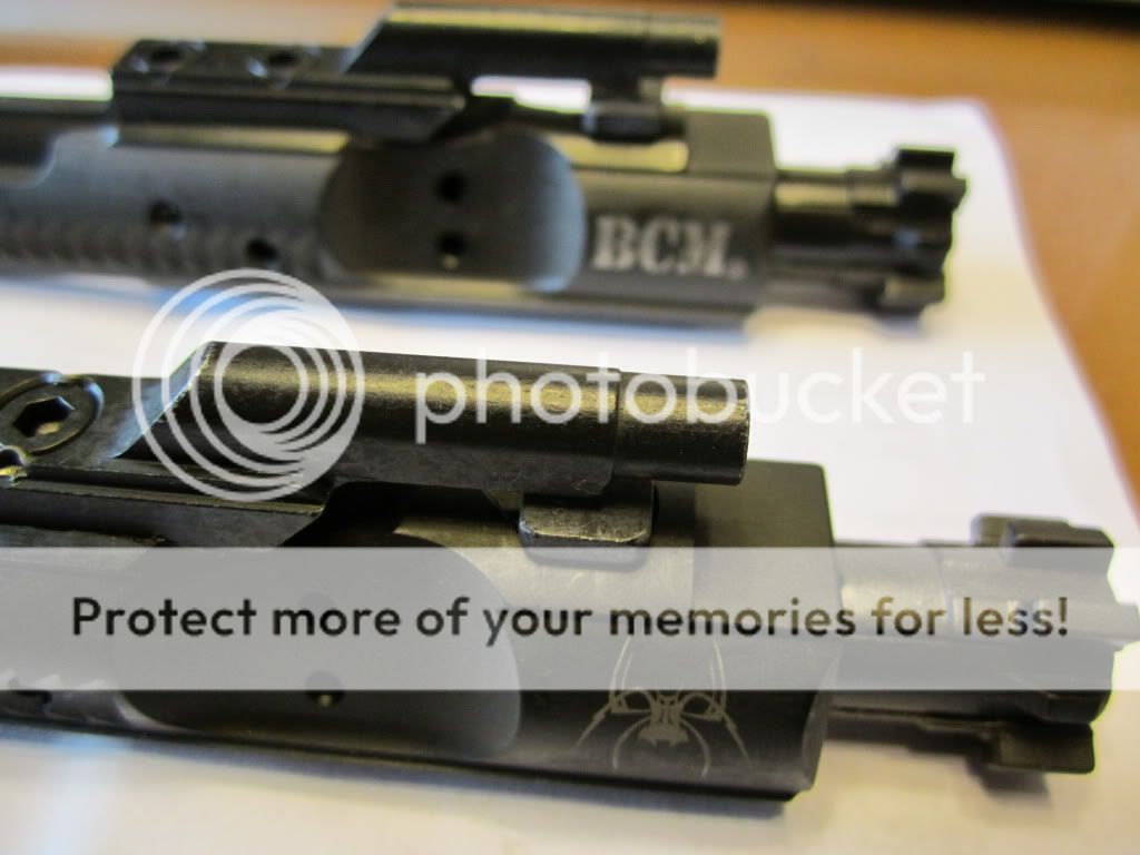 ST BCG vs BCM BCG (quick visual comparo) > Rifles, Uppers, Lowers ...
