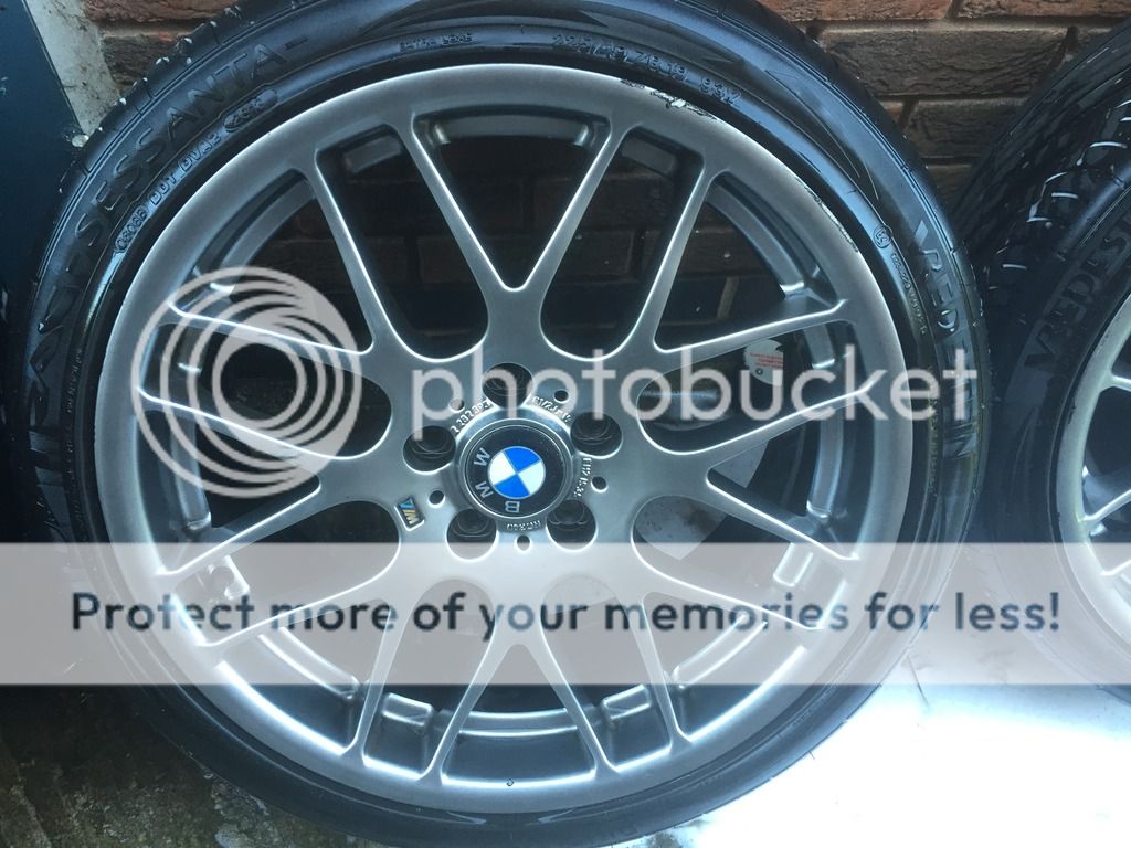 E46 M3 CSL wheels, shadow chrome, with premium tyres | The M3cutters